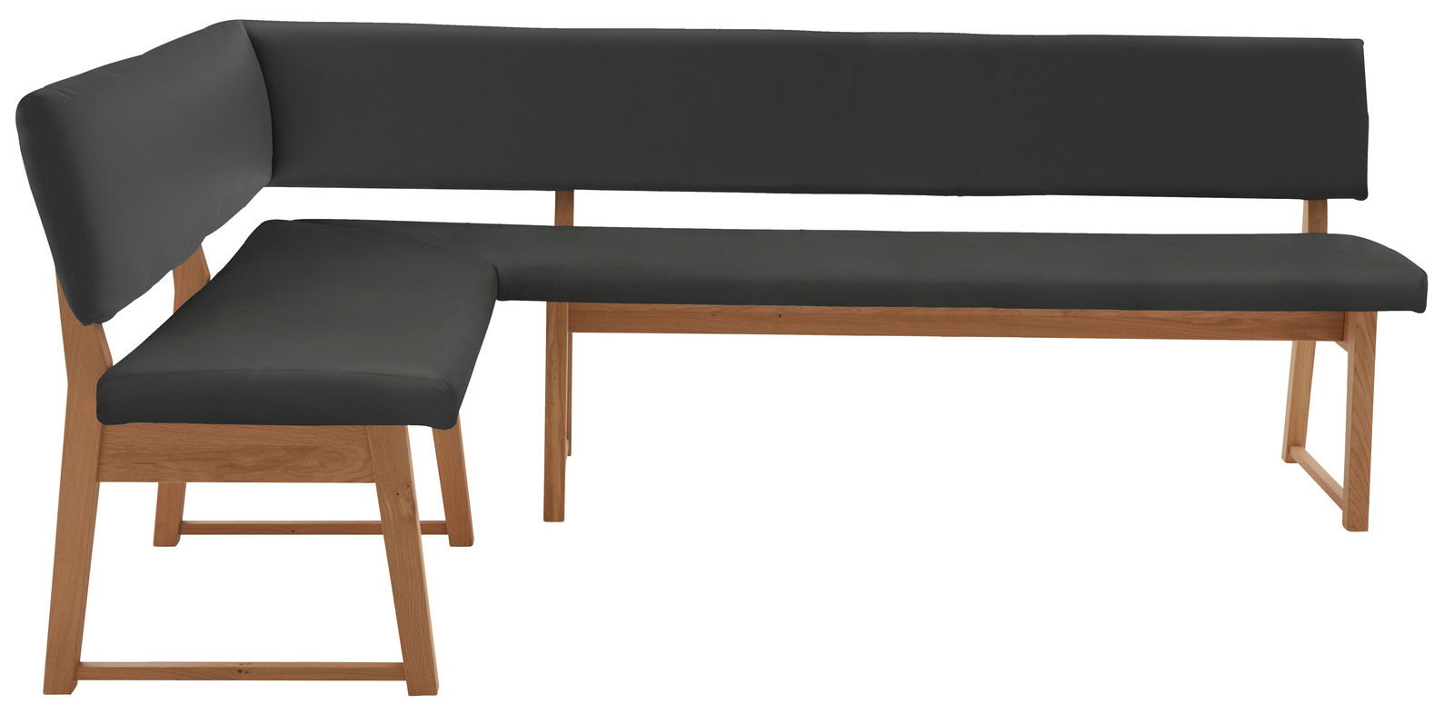 Valnatura Eckbank LARINO | schwarz | SC ca. 150,00x200,00 | 1424110