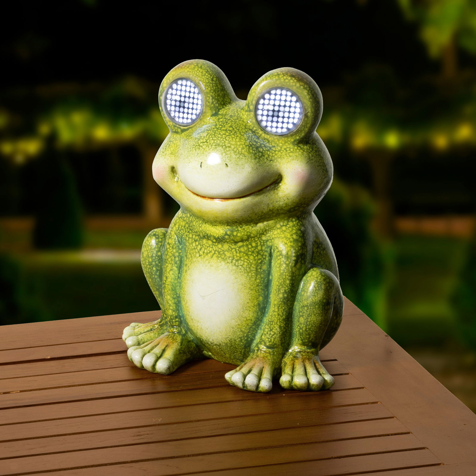 Lumineo Solar Frosch polyresin | 1472381