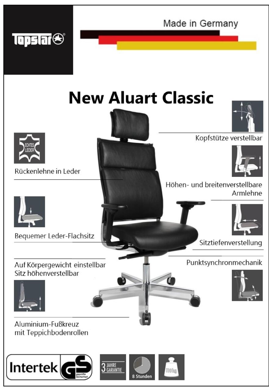 Topstar Chefsessel NEW ALUART CLASSIC | 1201914_ABV05